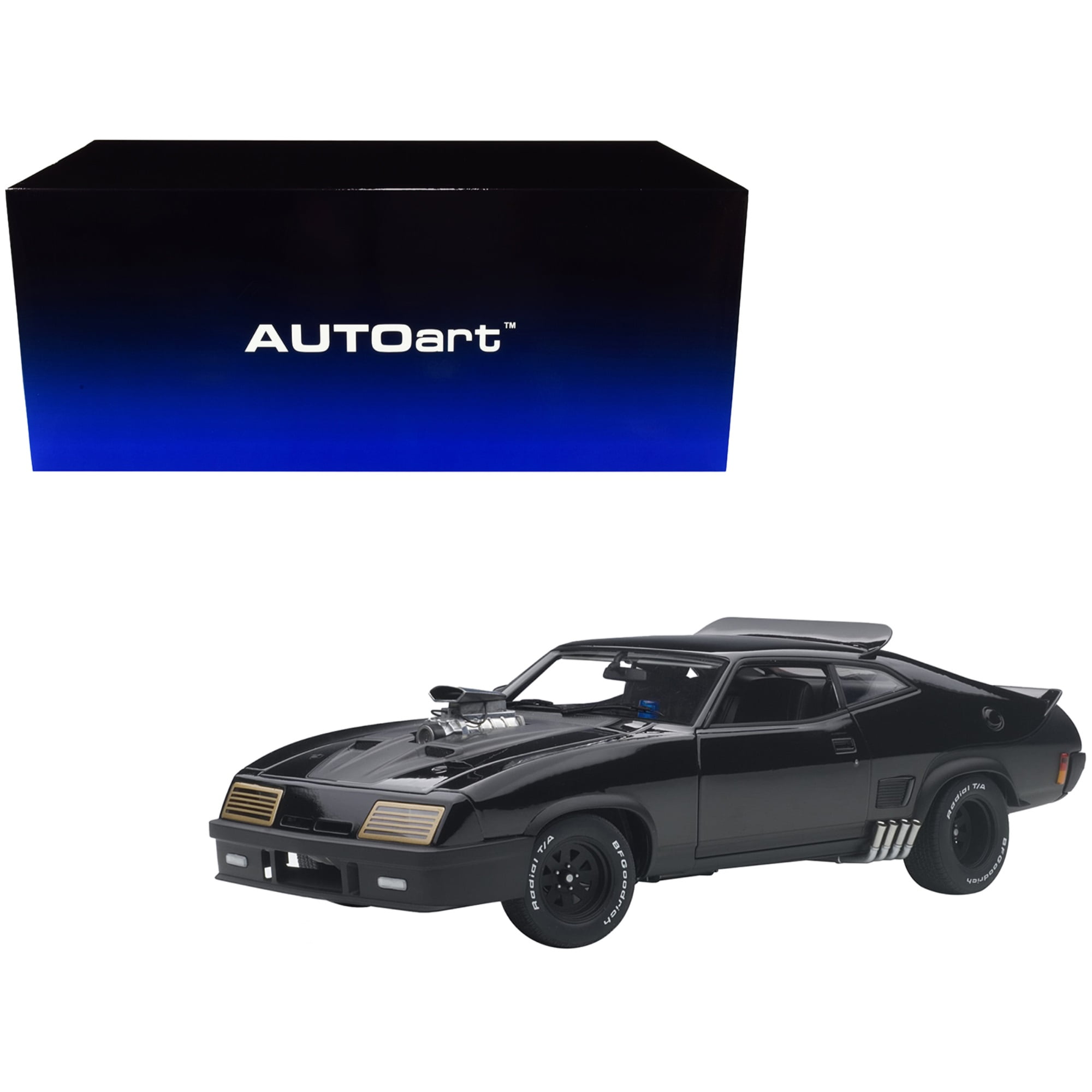 Ford XB Falcon Tuned Version "Black Interceptor" 1/18 Diecast Model Car ...
