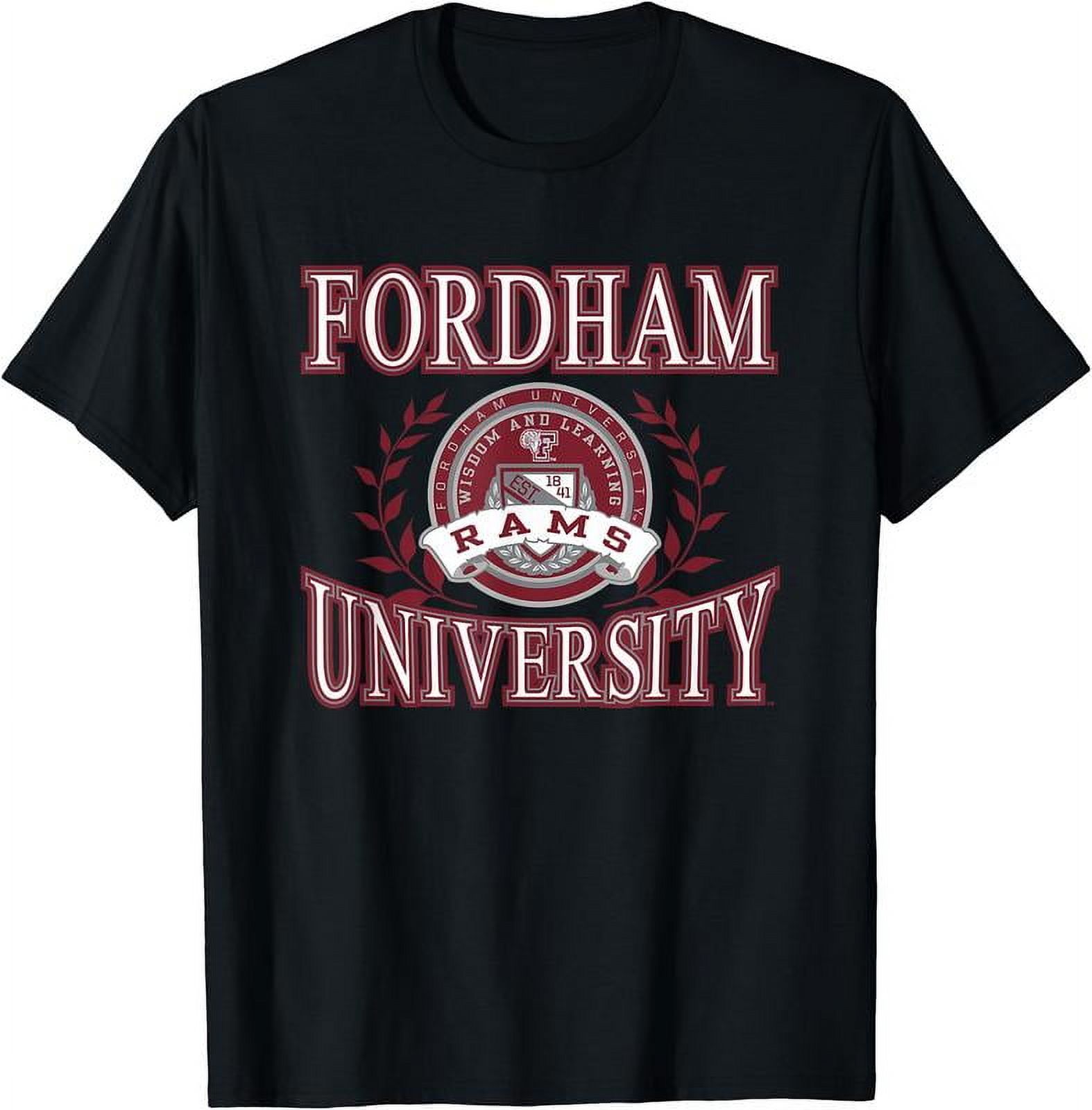 Fordham Rams Laurels Logo Officially Licensed | Short Sleeve. Size S ...
