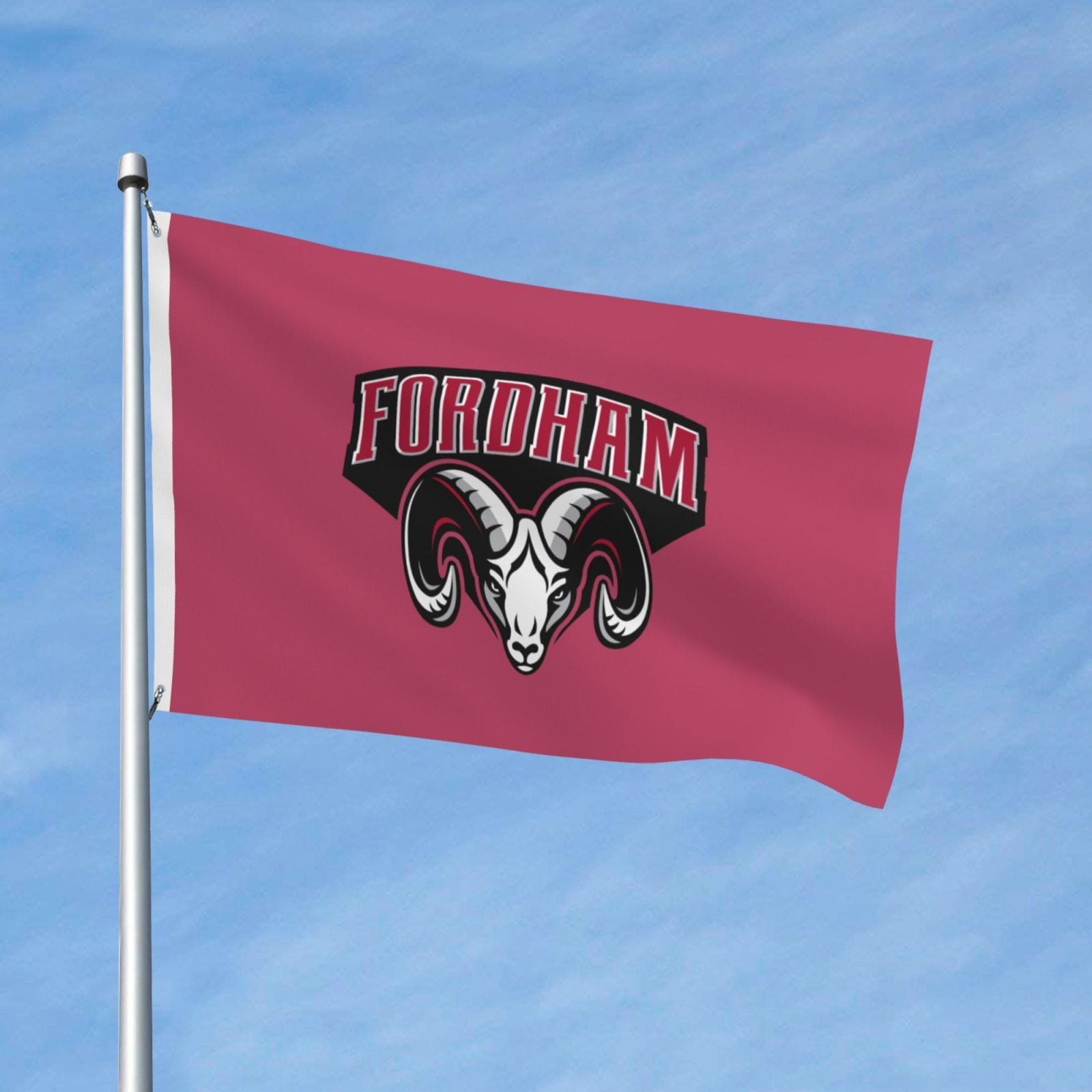 Fordham Rams Logo 3x5 Ft Flag Double Sided Indoor Outdoor Double ...