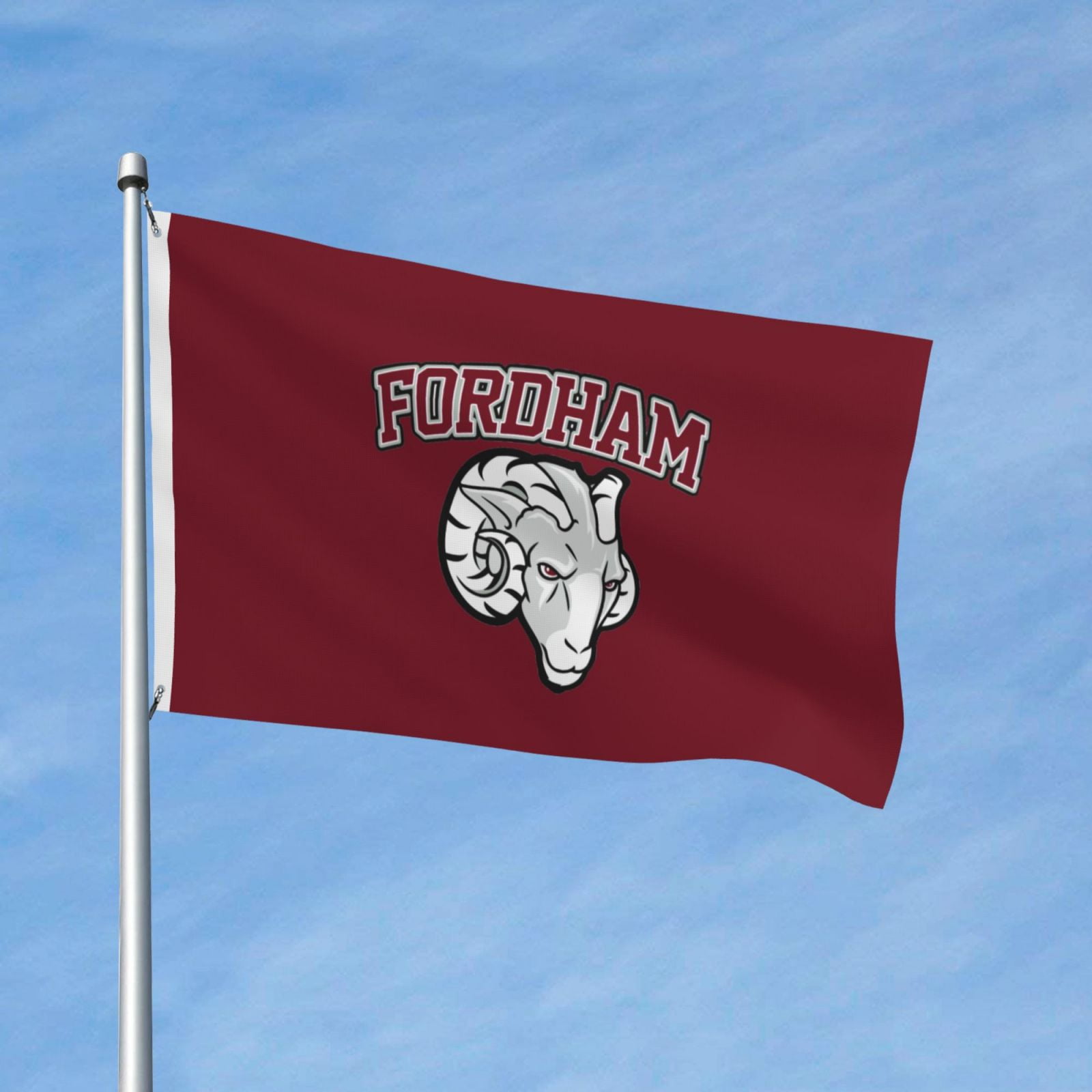 Fordham Rams Logo Banner 3x5 Ft Flag,Double Sided Printed Flag Indoor ...