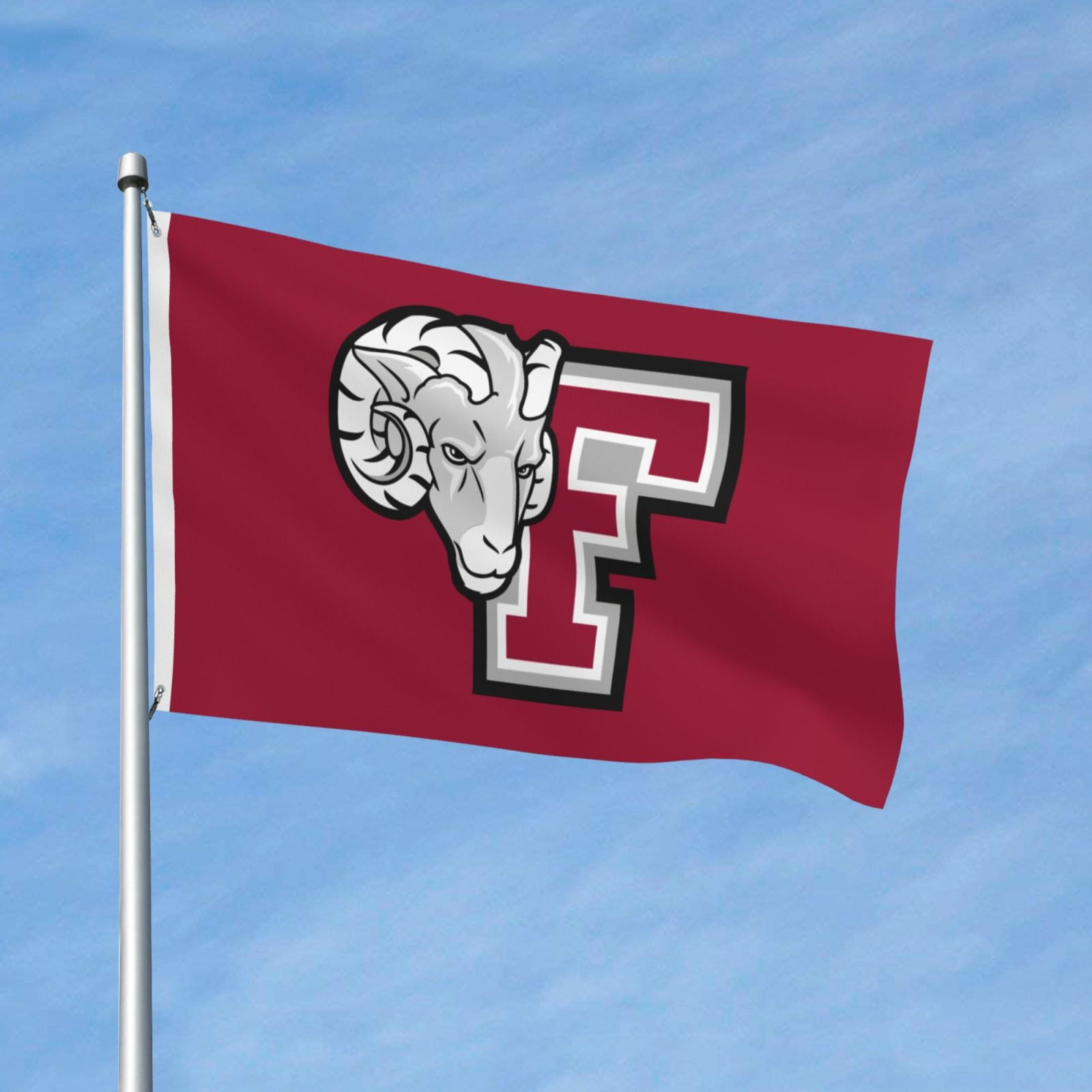 Fordham Rams Logo 3x5 Ft Flag Double Sided Indoor Outdoor Double ...