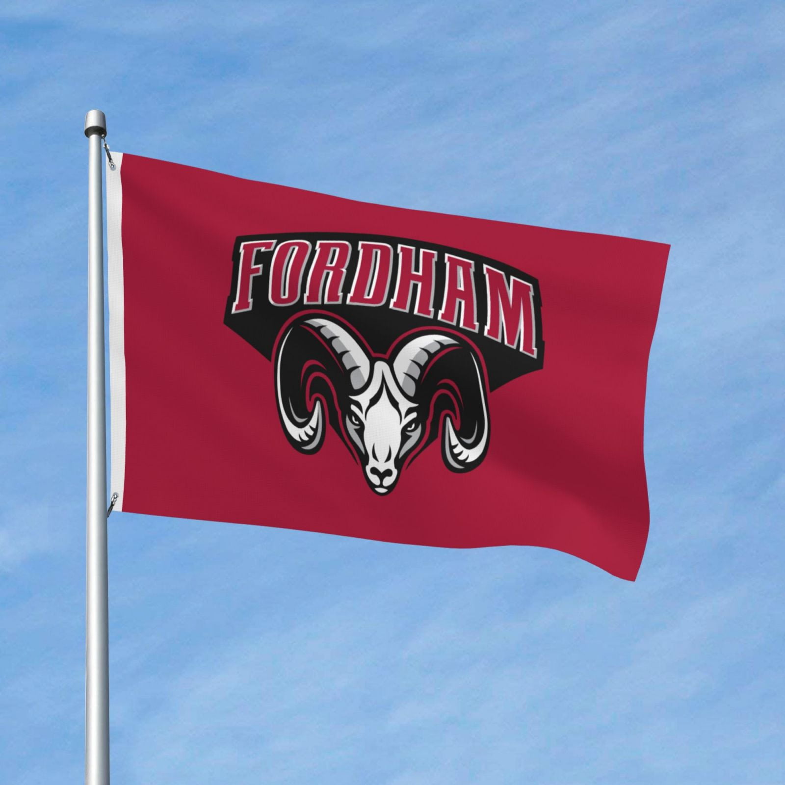 Fordham Rams Logo Banner 3x5 Ft Flag,Double Sided Printed Flag Indoor ...