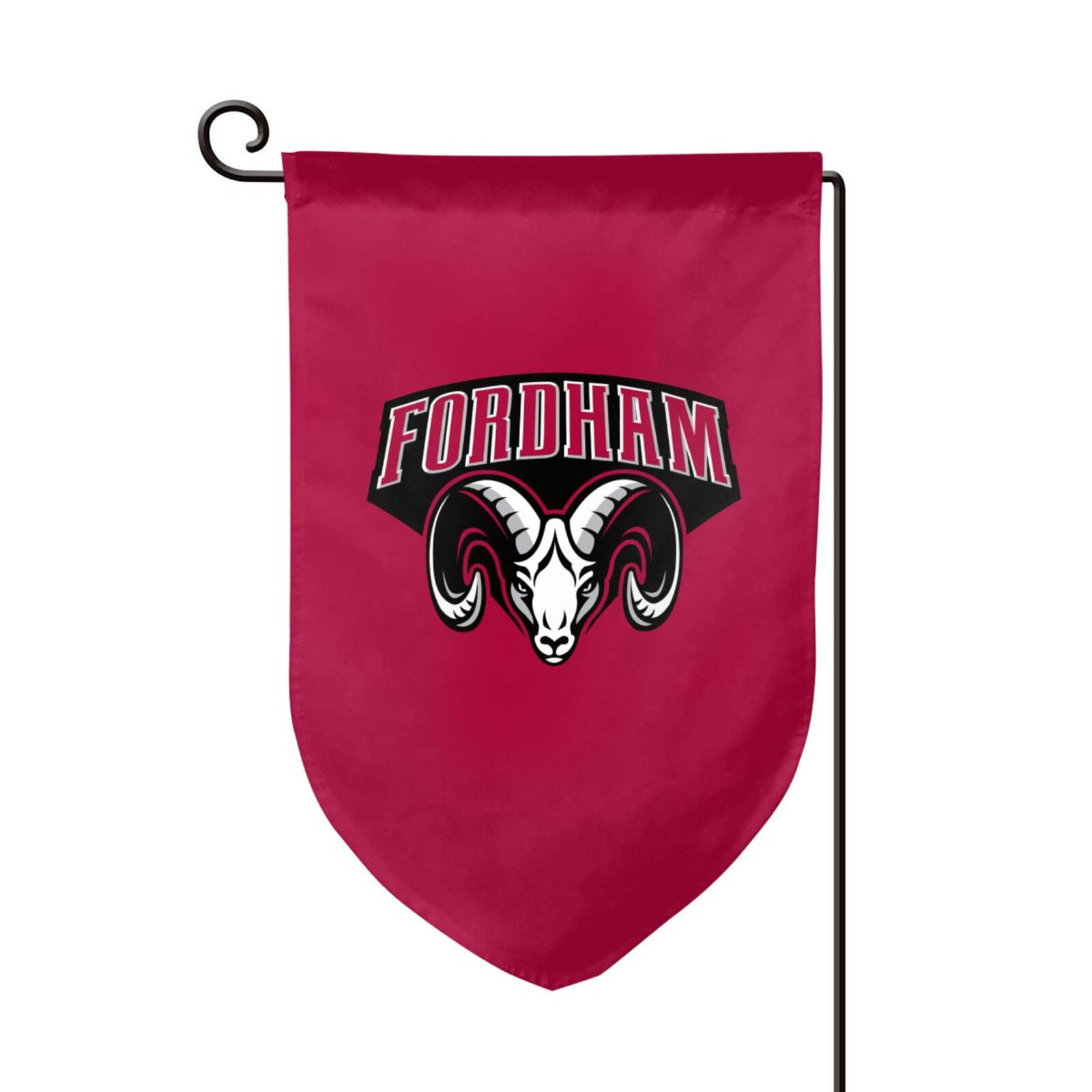 Fordham Rams Logo Garden Flag - Double Sided Banners For Outdoor Indoor ...