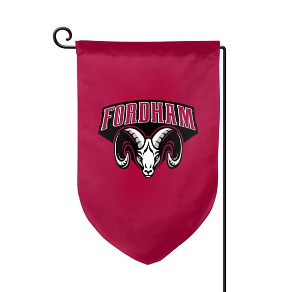 Fordham Rams Logo Garden Flag - Double Sided Banners For Outdoor Indoor ...