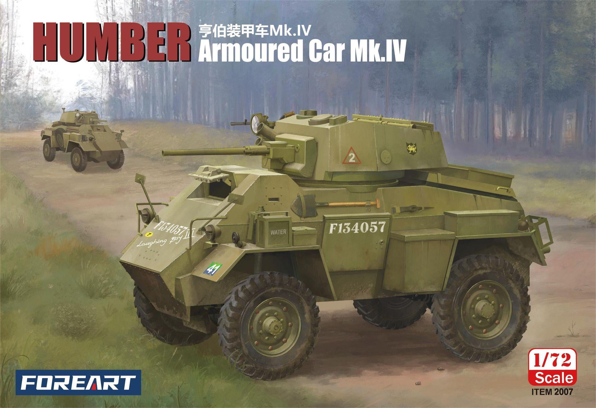 Fore Art 2007 1/72 Scale Humber Armoured Car Mk.IV Model Kit - Walmart.com