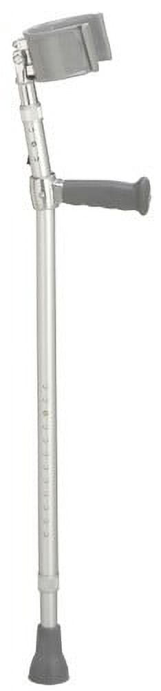 Forearm Crutch Adult Extra Tall (33" - 41") with front opening vinyl ...