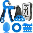 5-in-1 Forearm Grip Strength Trainer Kit, Hand Grip Exerciser Equipment ...