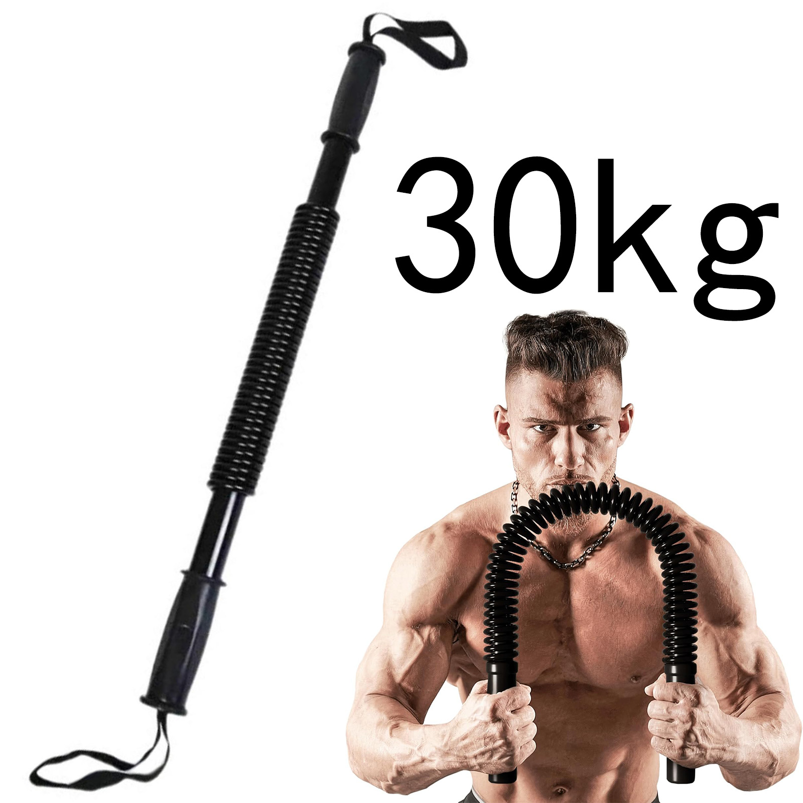 Forearm Strengthener,Twister Arm Trainer,Power Twister Bar,Barra Para ...