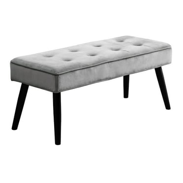 Kithkasa Modern Entryway Bench, Padded Corduroy Seat, Wide Front Entry ...