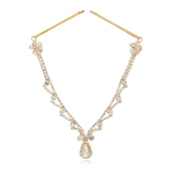 Forehead Chain Jewelry for Rhinestone for Head Chain Boho Crystal ...