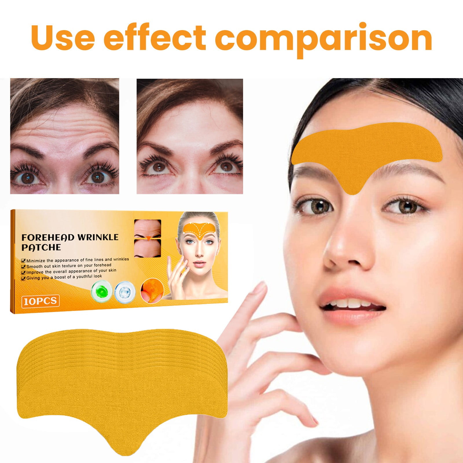 Forehead Sticker Awwp Big Sale! Forehead Wrinkle Patch Fade and Smooth ...
