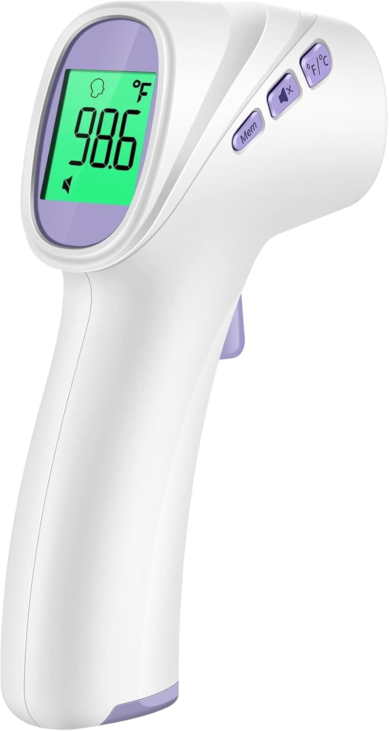 Forehead Thermometer for Adults, Kids & Babies, No-Touch Infrared ...