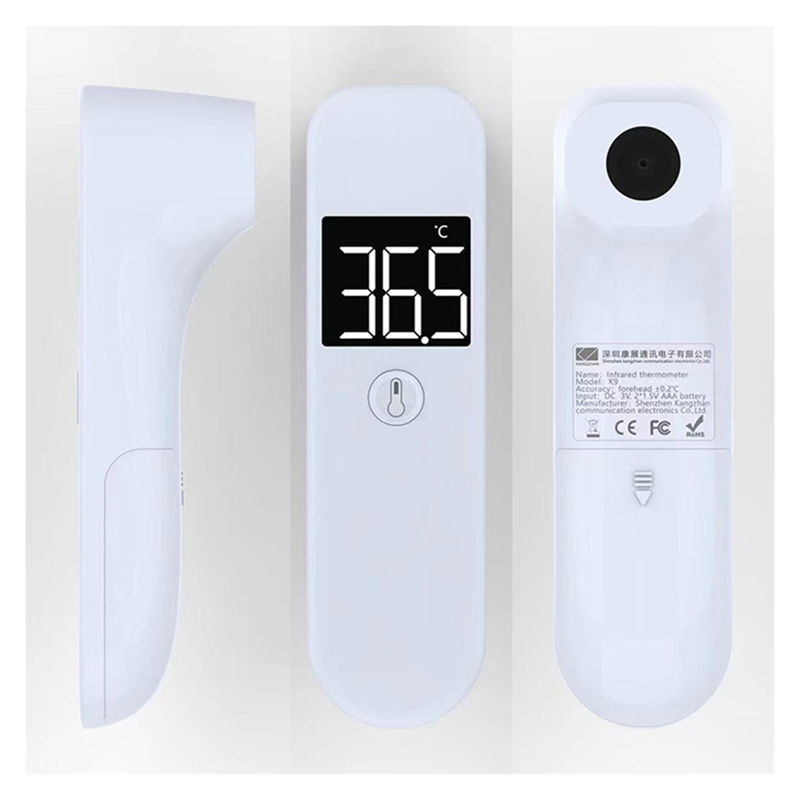 Forehead Thermometer Certified Medical Home Head Non-Contact ...