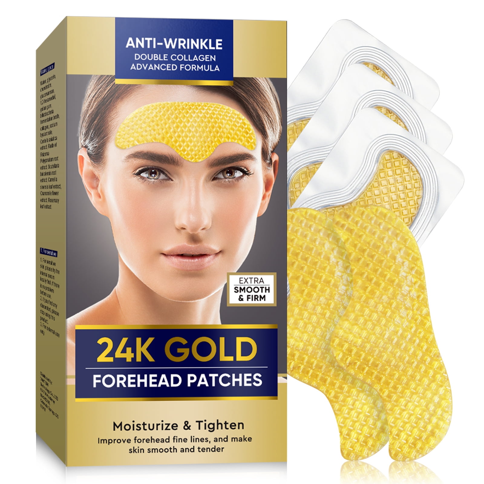 Crislan Forehead Wrinkle Patches for Face Overnight, Anti Wrinkle ...