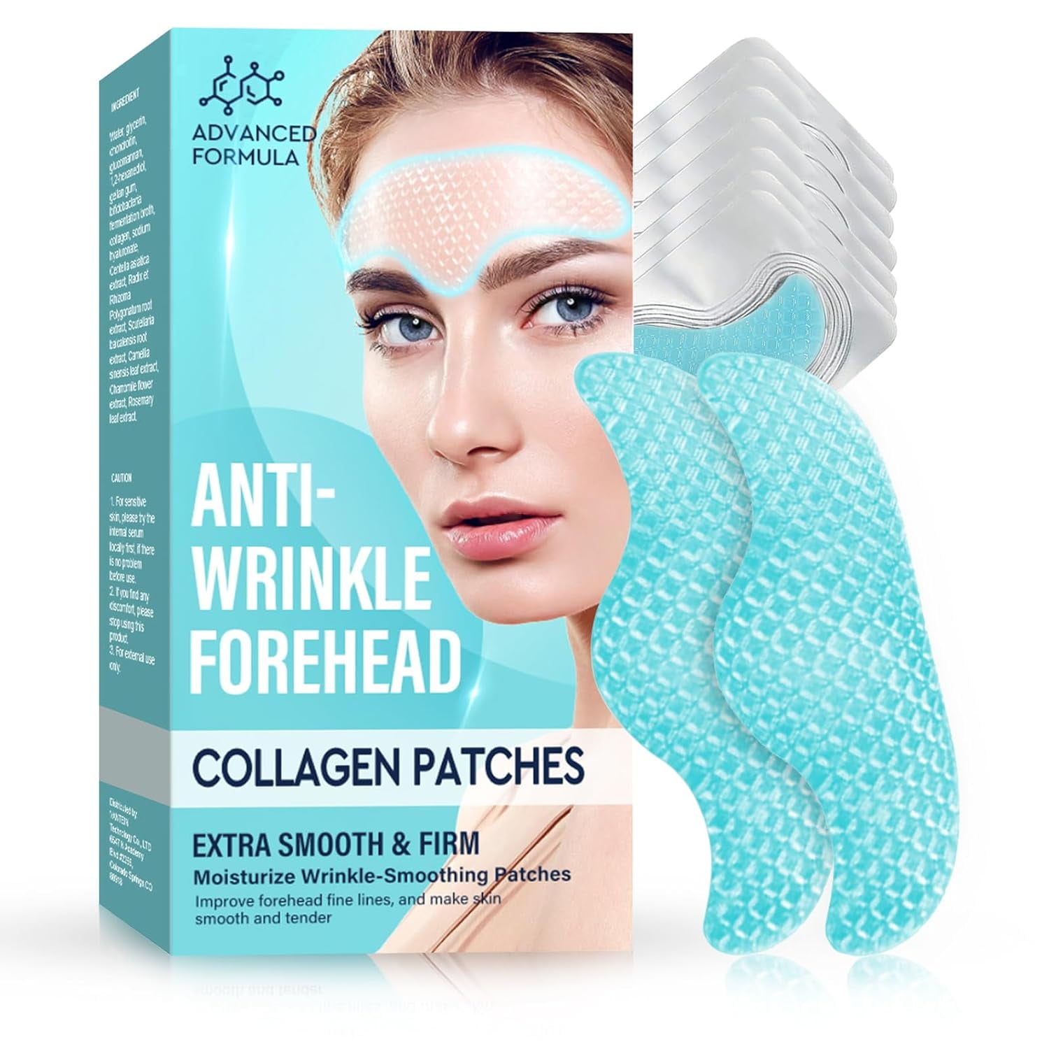 Vantein Forehead Wrinkle Patches, 10PCS Anti-Wrinkle Patches with ...