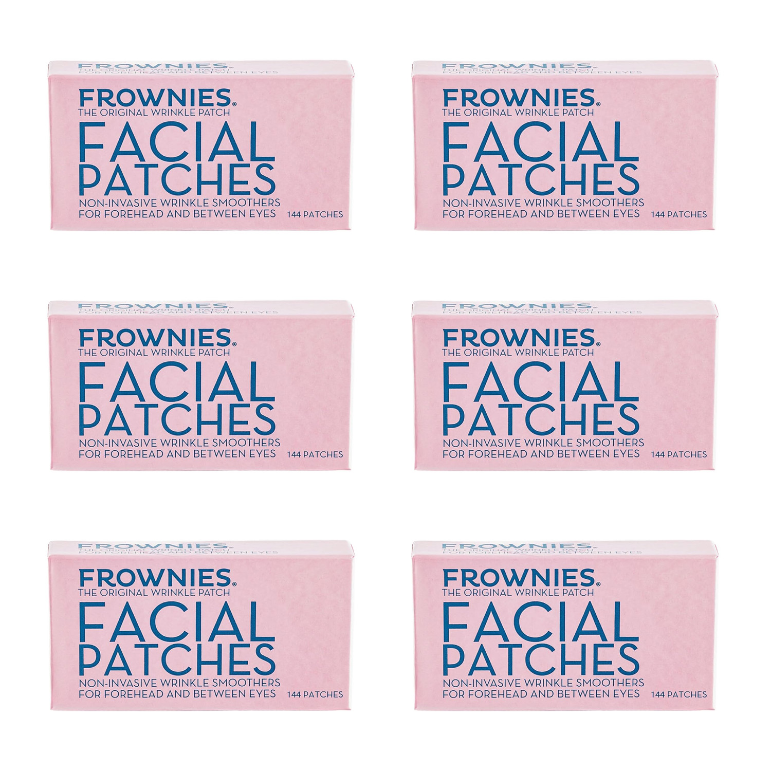 Forehead and Between the Eyes Facial Patches - 144 count (Pack of 6 ...