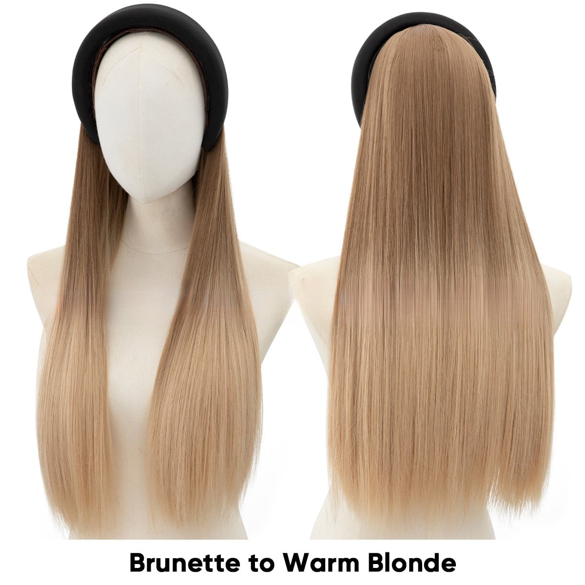 Foreign Trade European and American Style Women's Long Straight Hair ...