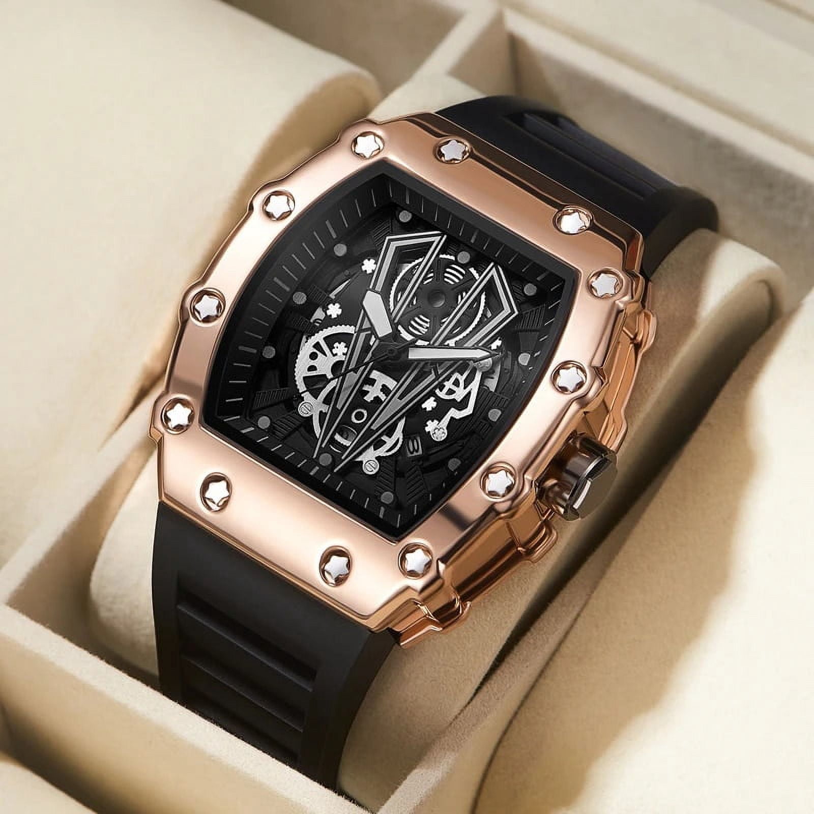 Foreign Trade Watch Large Dial For Men Quartz Waterproof Sport Square ...