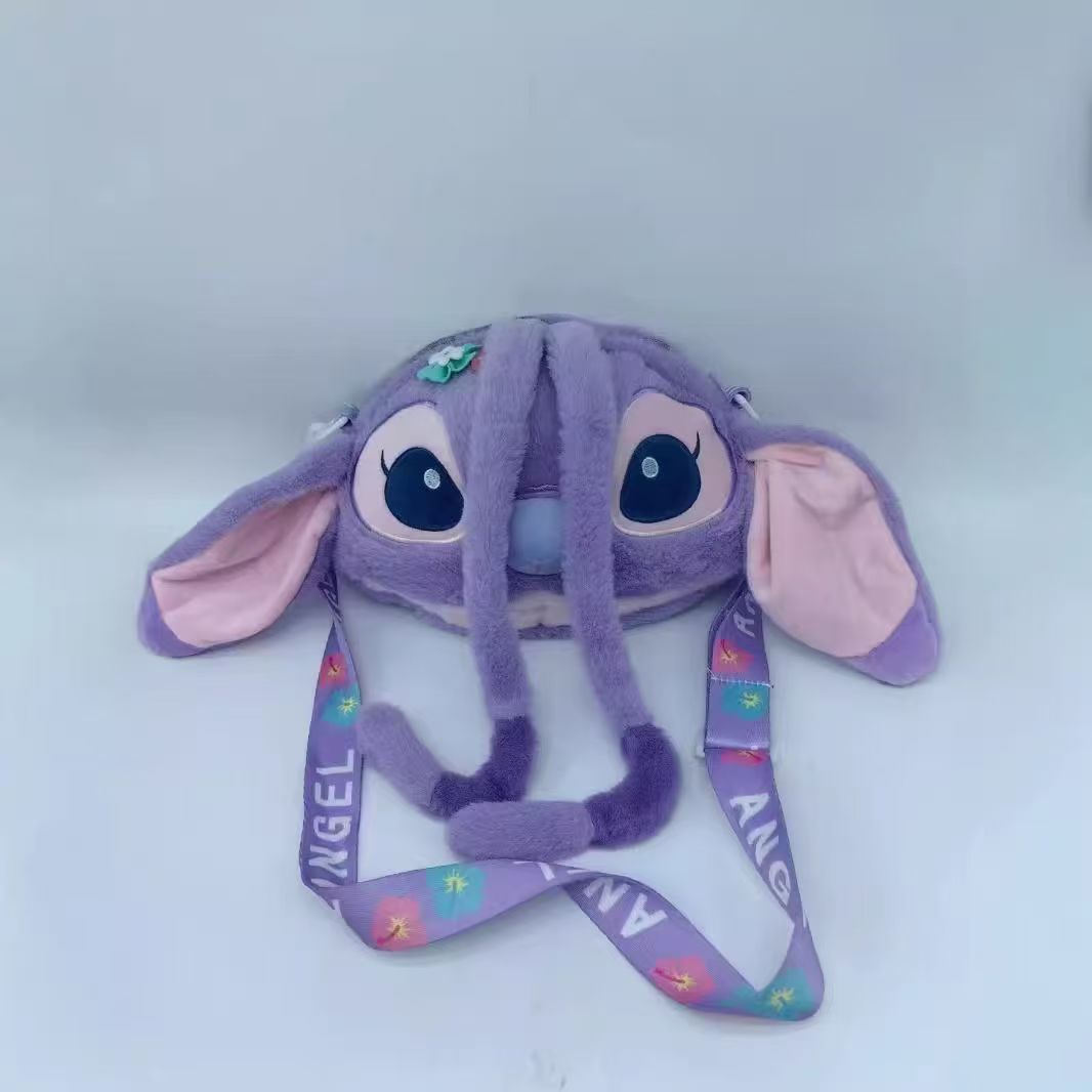 Foreign trade new Stitch plush bag cartoon cute Stitch doll diagonal ...
