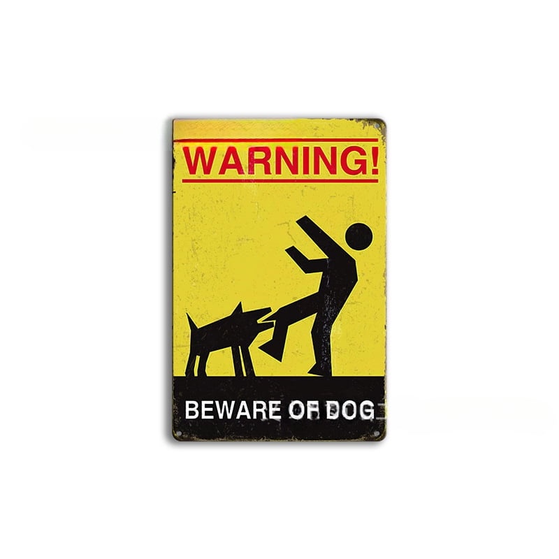Foreign trade warning Prohibition warning Metal signs, animal warning ...