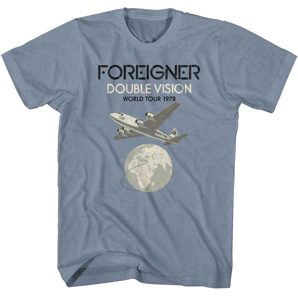 Foreigner Double Vision World Tour 1978 Men's T Shirt - Walmart.com