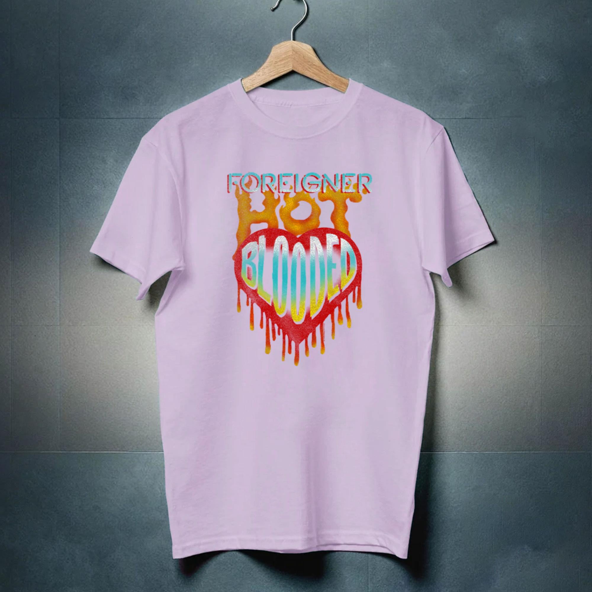 Foreigner - Hot Blooded Shirt Hot Trending Shirt Vintage Fan Gift Tee ...
