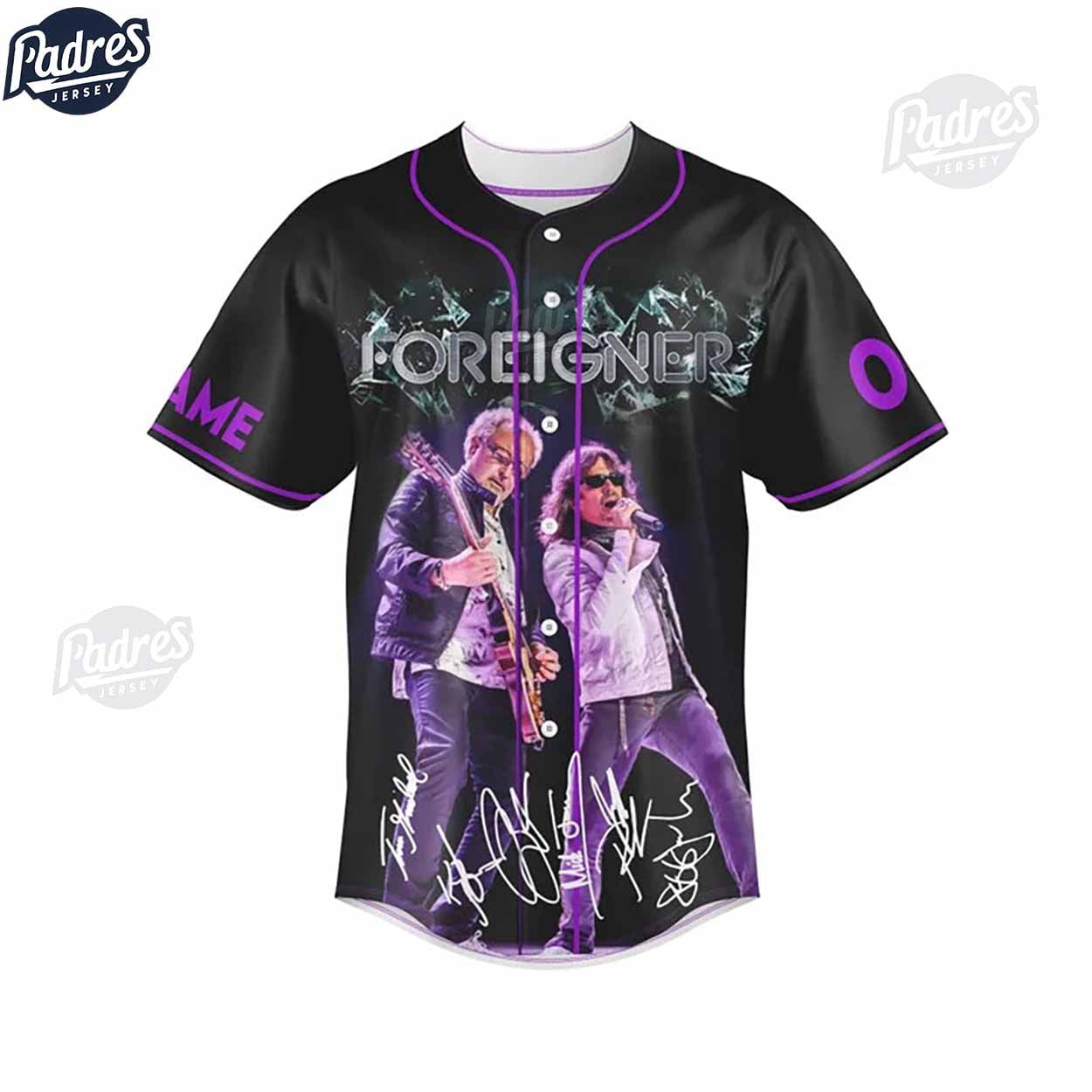 Foreigner The Flame Still Burns Personalized Baseball Jersey Outfit ...