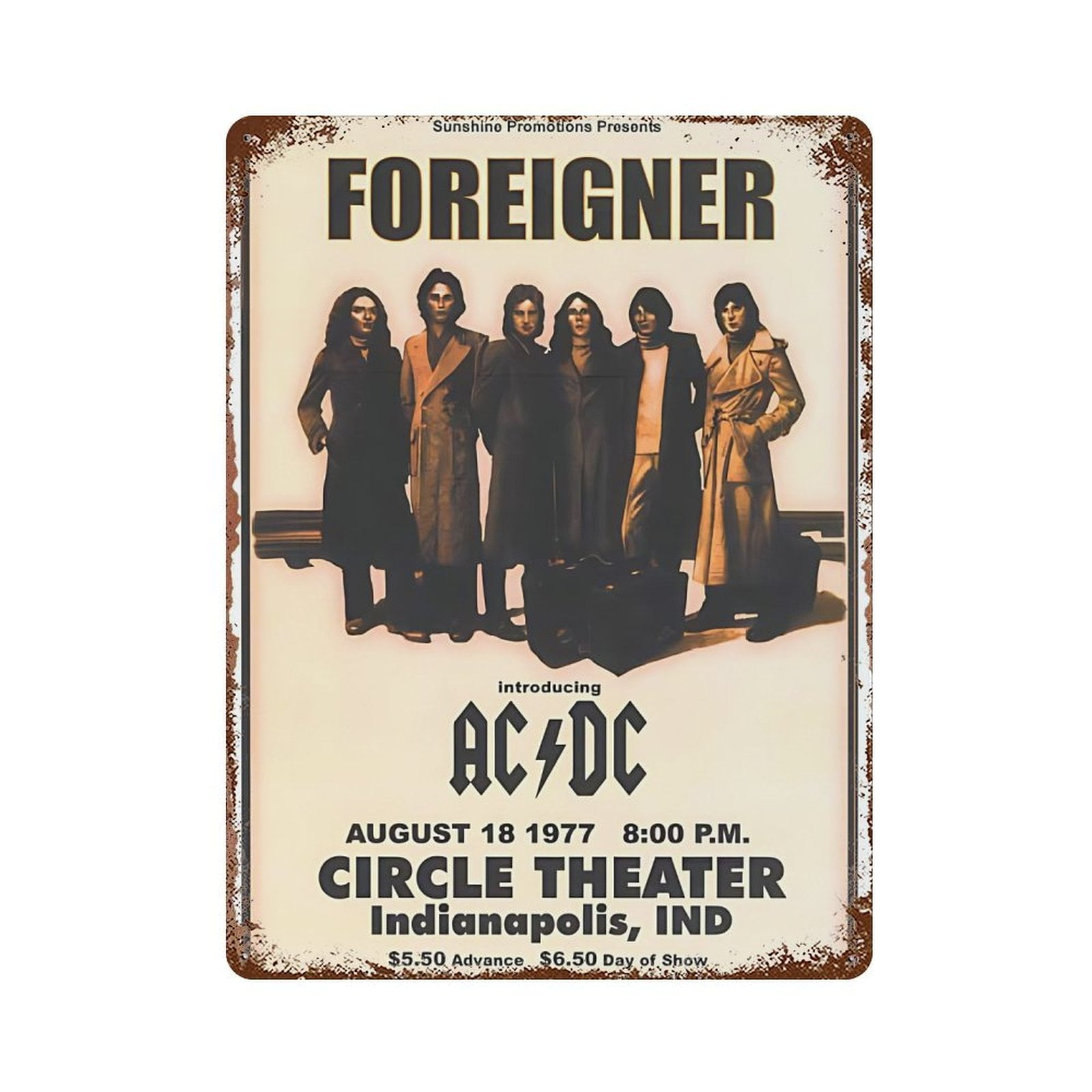 Foreigner Tin Metal Decorative Wall Paintings - Vintage Artwork for ...