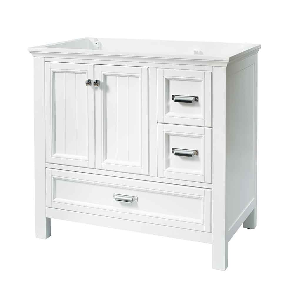 Foremost Brantley 36" White Bathroom Vanity - Walmart.com