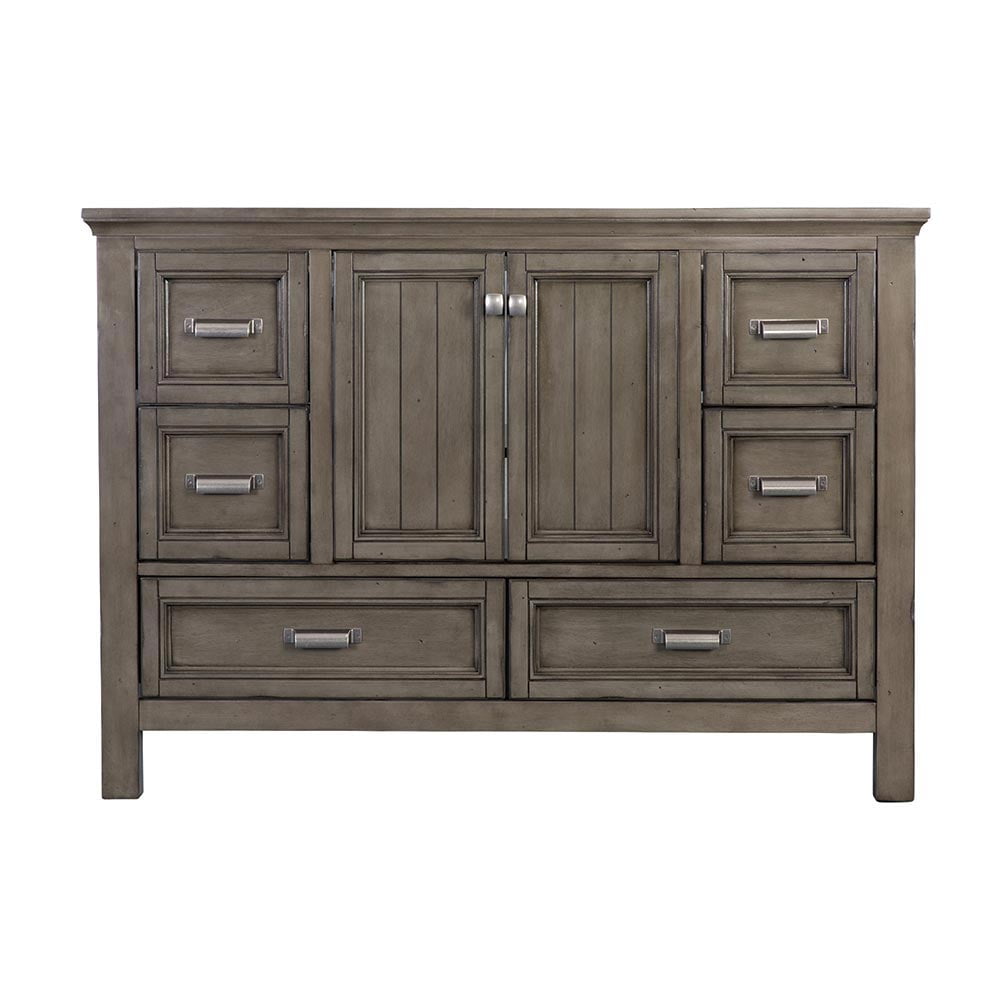 Foremost Brantley 48" Distressed Grey Bathroom Vanity - Walmart.com