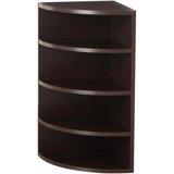 Free Shipping! Foremost Corner Radius Storage Cube, Espresso, 4 Shelves ...