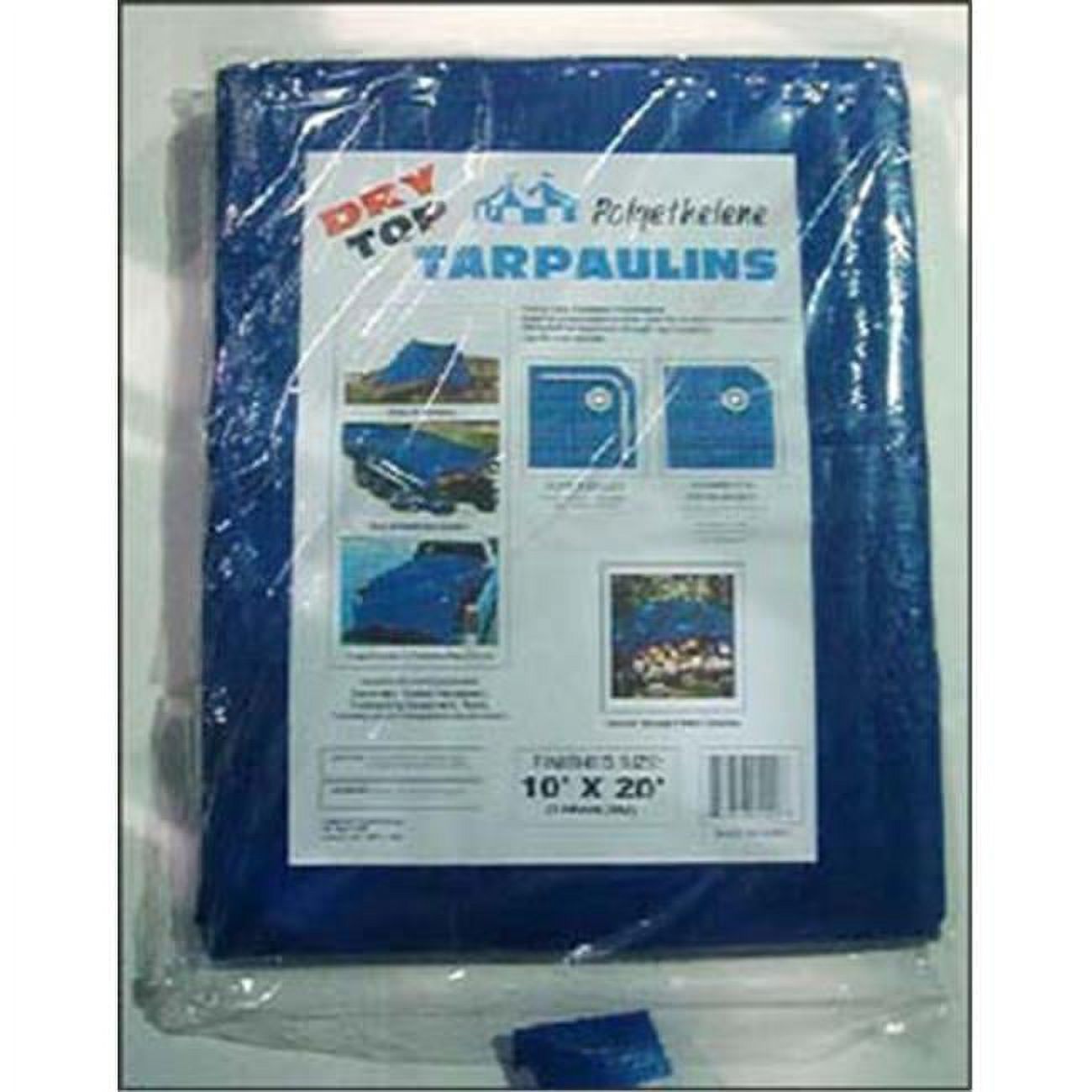 Foremost Tarp 12ft. X 16ft. Blue Dry Top Polyethylene Tarpaulin ...