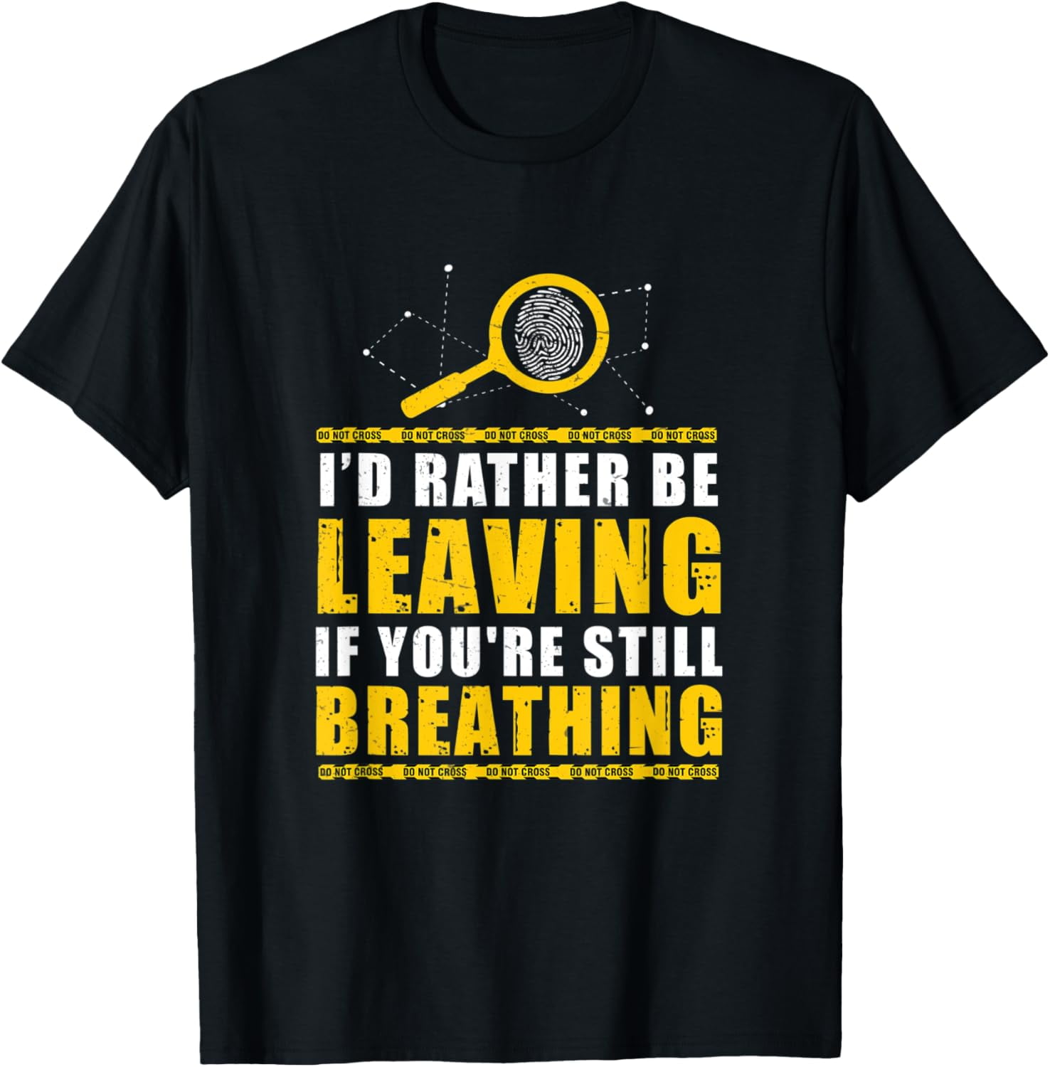 Forensic Science Collecting Evidence For Crime Investigators T-Shirt ...
