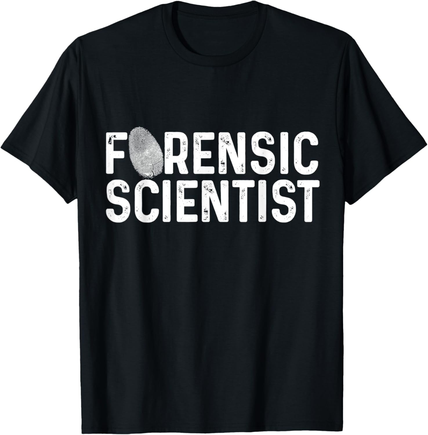 Forensic Scientist Crime Lab Fingerprint Forensic Science T-Shirt ...