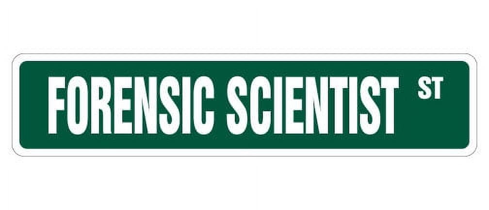 Forensic Scientist Street [3 Pack] of Vinyl Decal Stickers | 1.5" X 7 ...