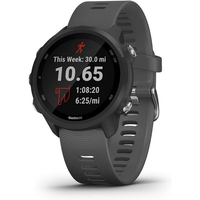 Garmin Forerunner 245 GPS Smartwatch in Slate Gray - Walmart Business ...