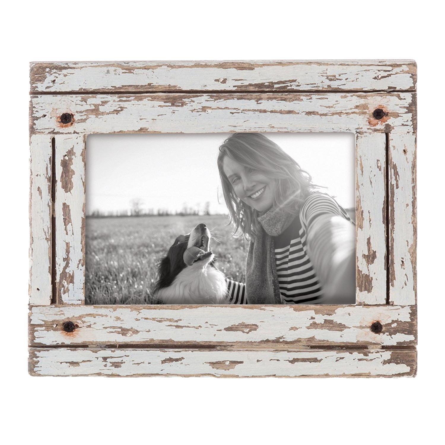 Foreside Home & Garden FFRD06190 4X6 Heartland Photo Frame White ...