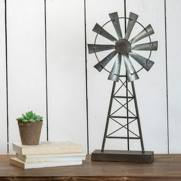 Farmhouse Windmill Table Top Decor (Set of 2) - Walmart.com
