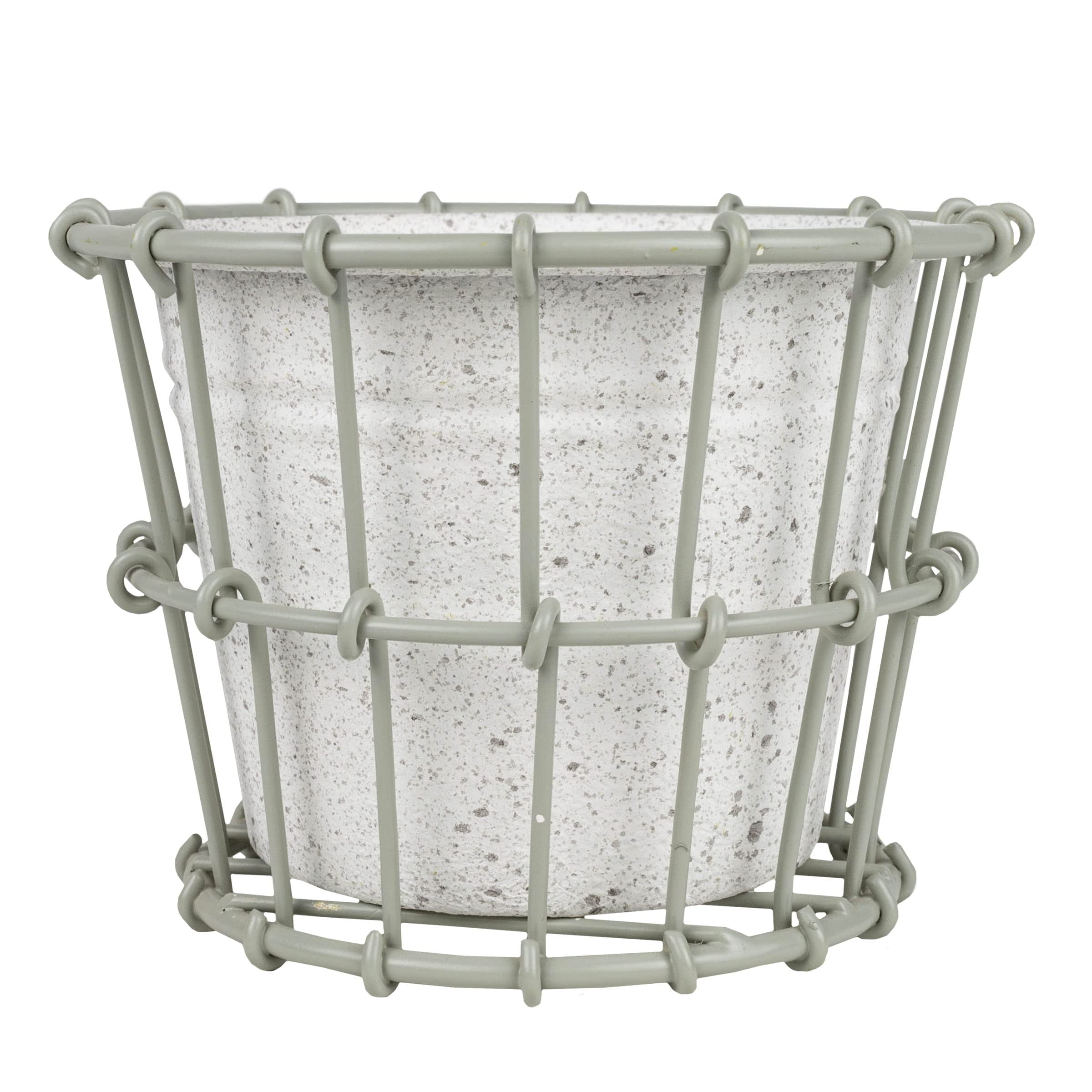 Foreside Home & Garden Mini 2-Piece Planter Gray Metal - Walmart.com