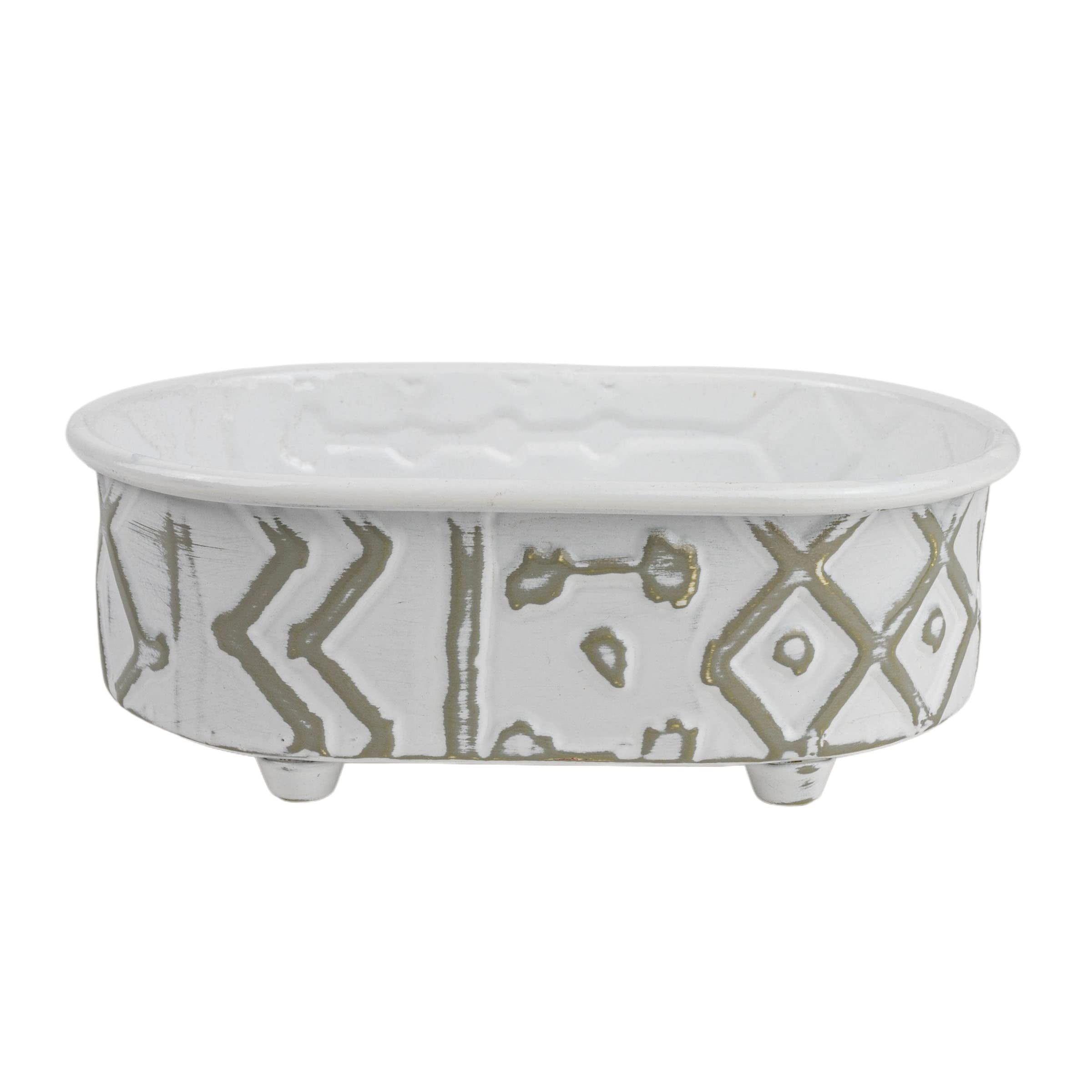 Foreside Home & Garden Multi Pattern Mini Planter Metal - Walmart.com