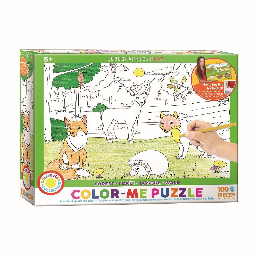 Forest 100-Piece Color-Me Puzzle - Walmart.com