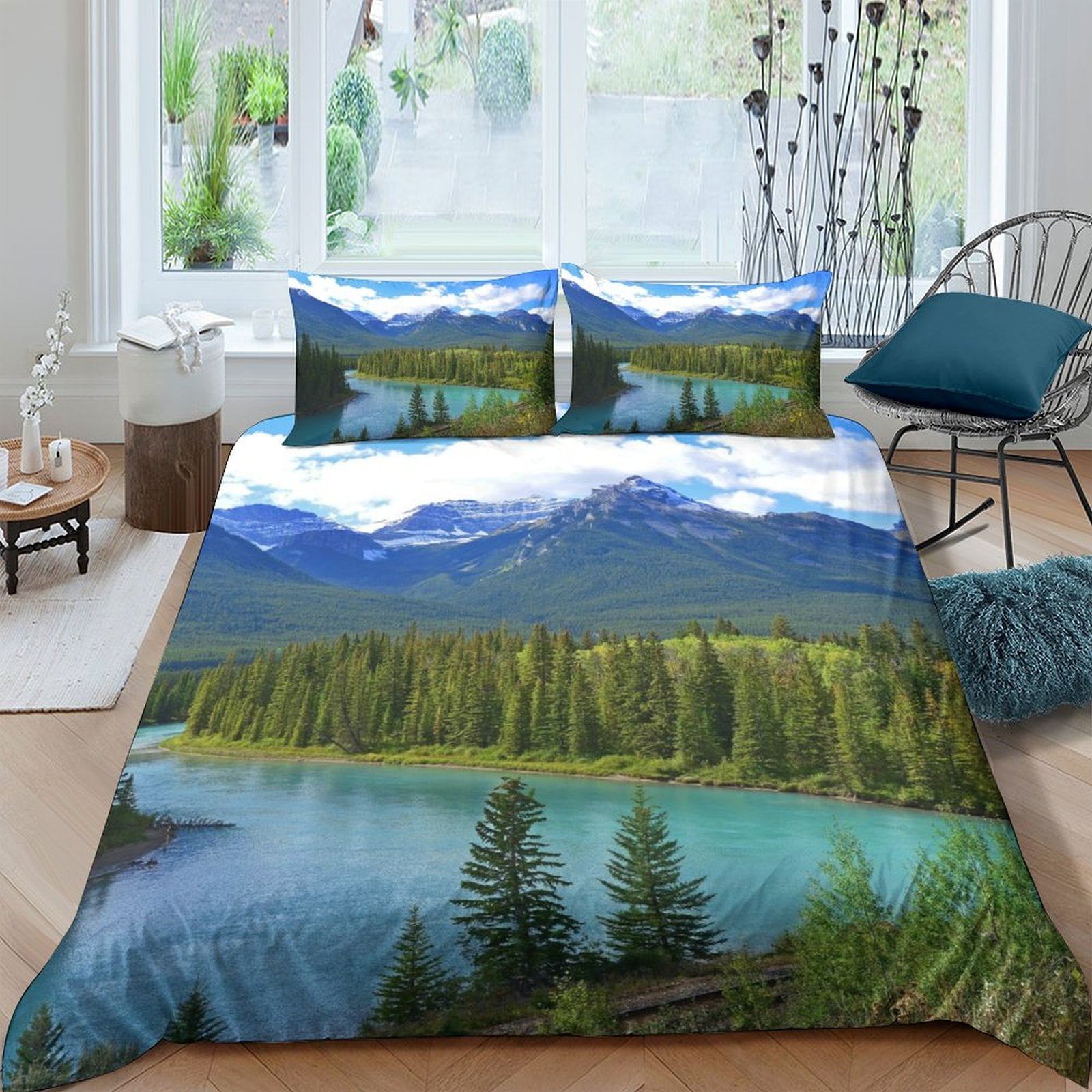 Forest 3D Printed Bedding Set Quilt Cover Comforter Covers Duvet Cover ...