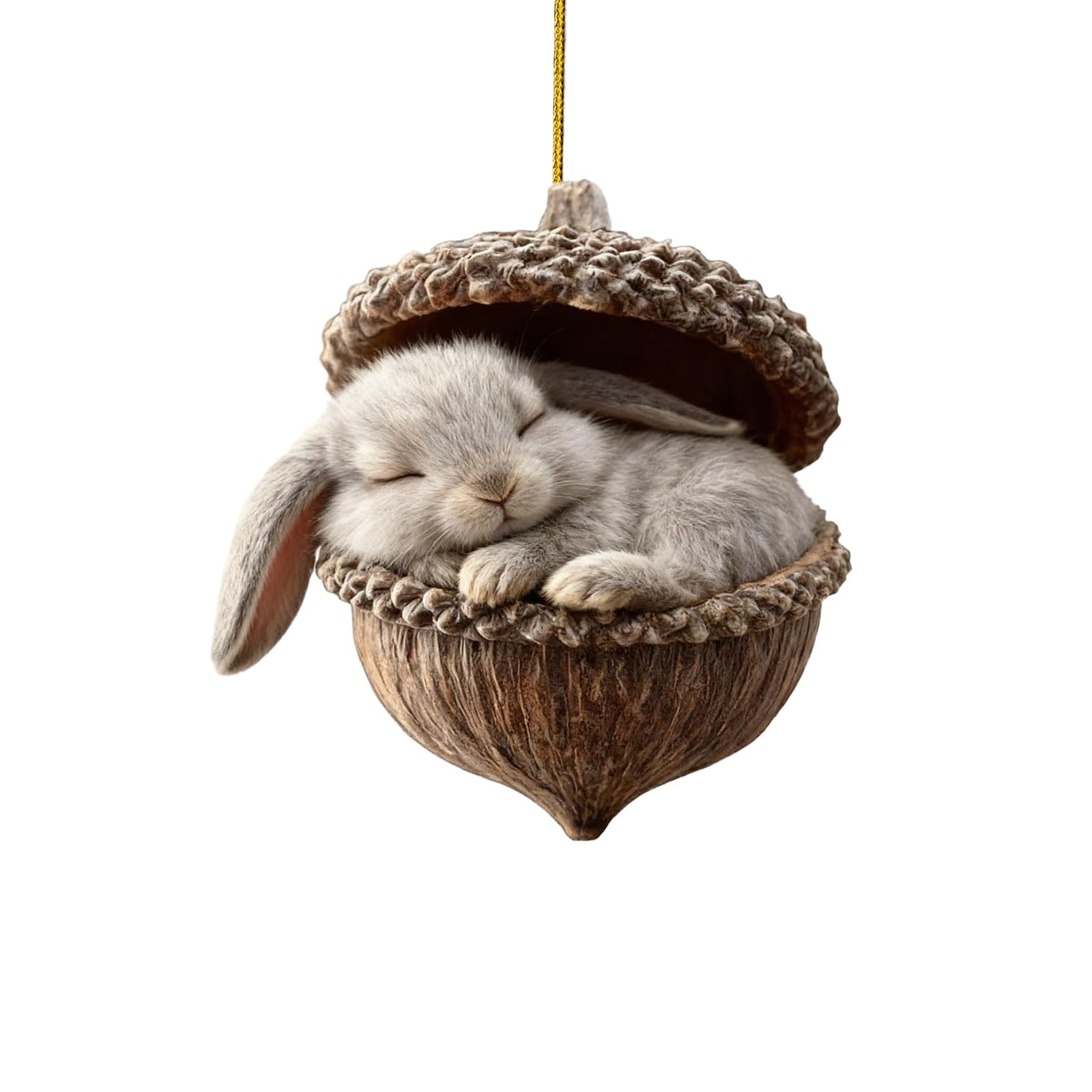 Forest Animal Acorn Ornaments, 2D Acrylic Animal Shapes Tree Ornament ...
