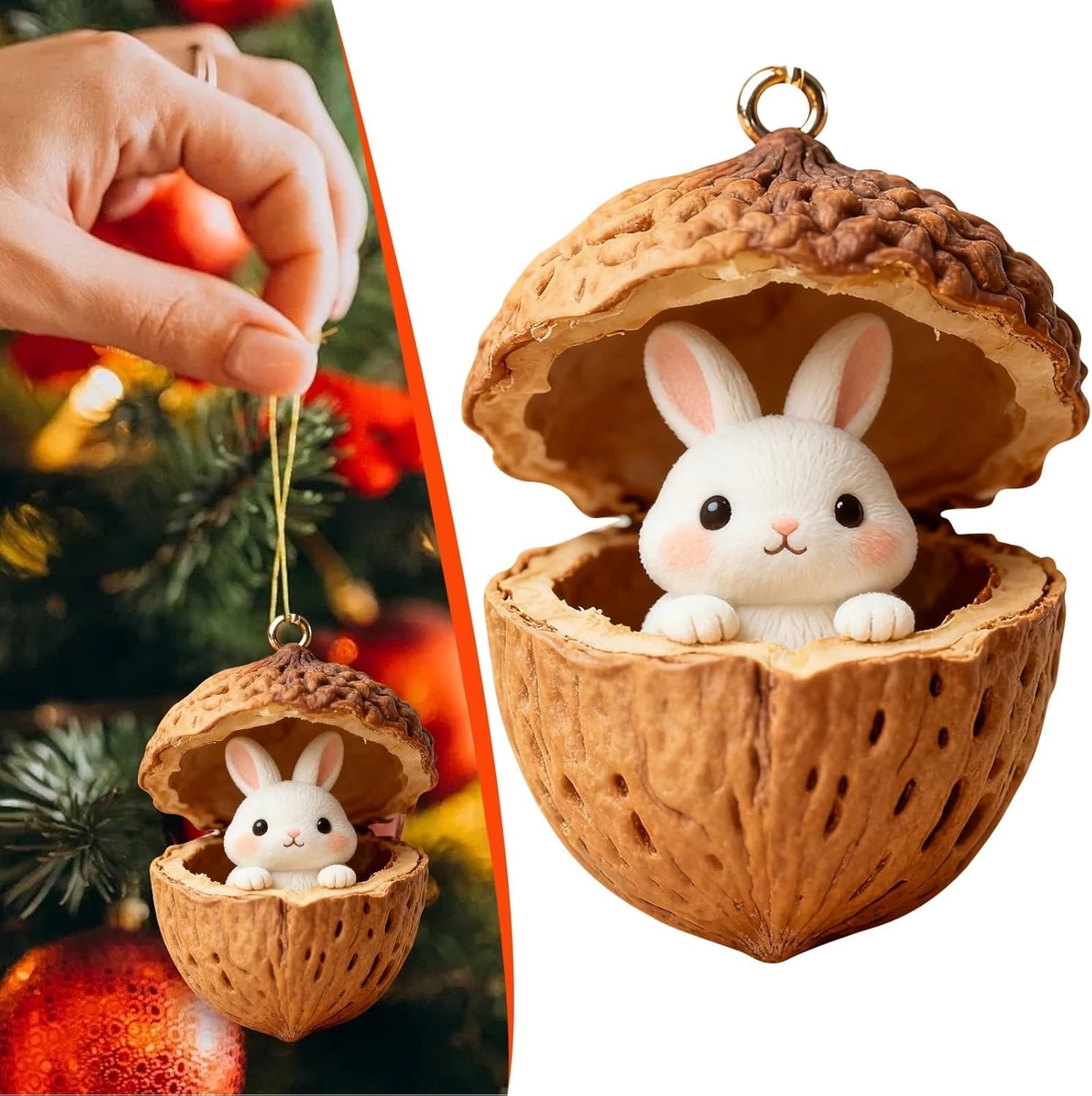 Forest Animal Acorn Ornaments 2D Forest Christmas Ornaments, 2026 ...