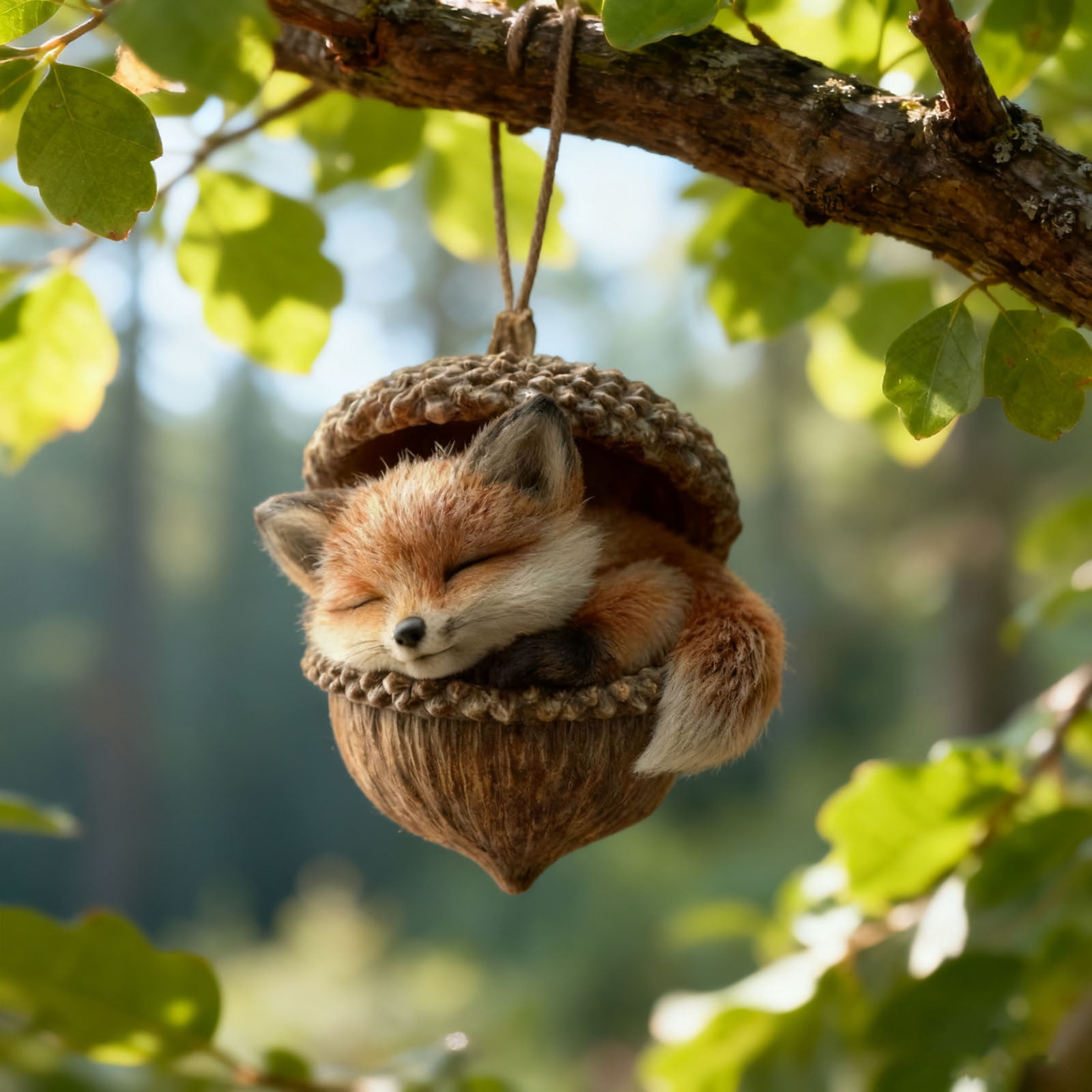 Forest Animal Acorn Ornaments – Cozy Forest Christmas Ornaments,1pc Acrylic Cute Forest Animal ...