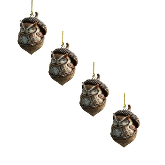 Forest Animal Acorn Ornaments – Cozy Forest Christmas Ornaments, 2026 ...