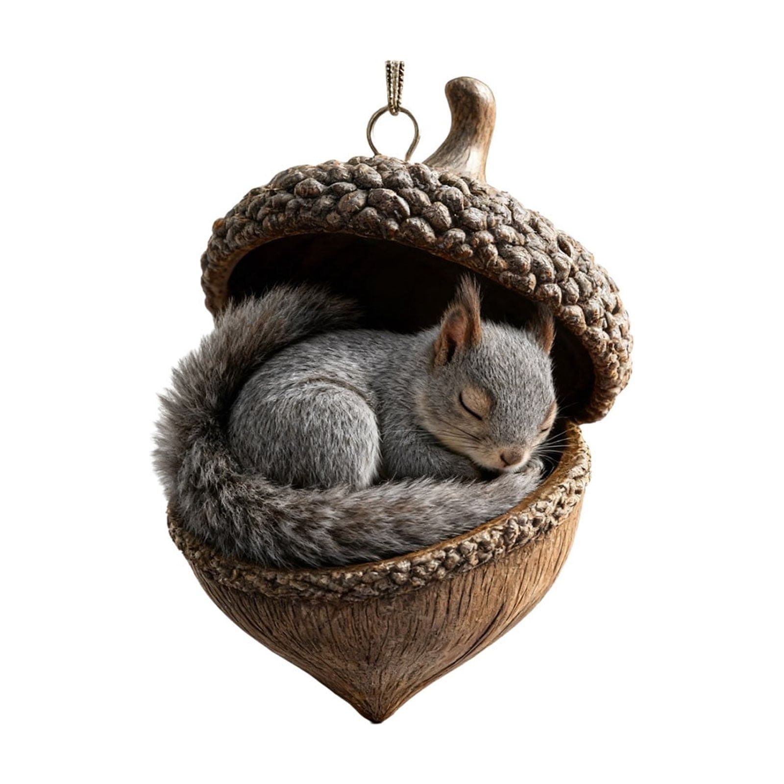 Forest Animal Acorn Ornaments, Woodland Christmas Tree Decorations ...