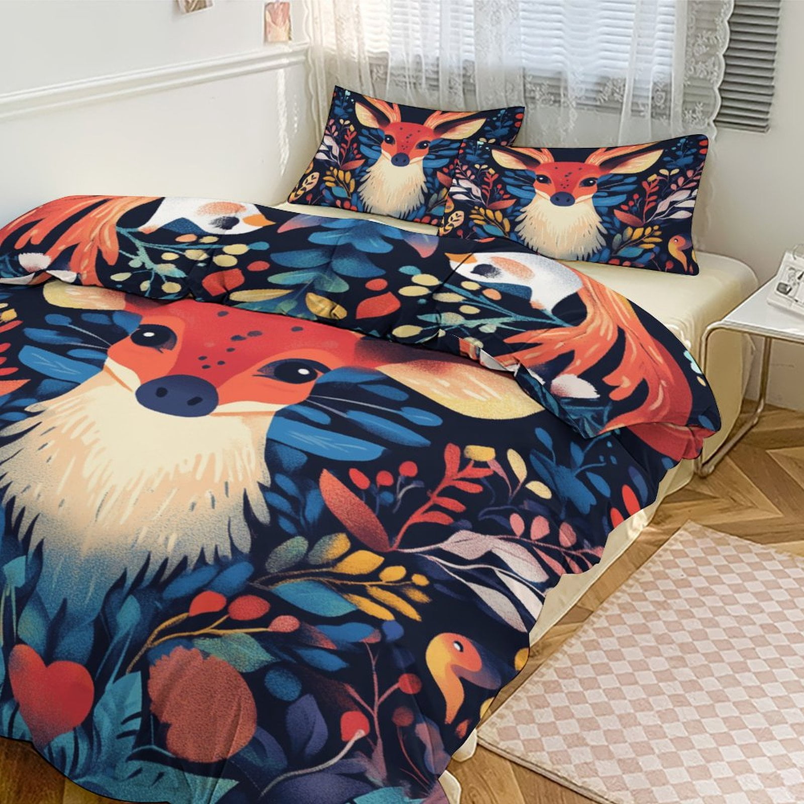 Forest Animals (39) 3D Duvet Cover Set Quilt Cover Theme of Kid Boy ...