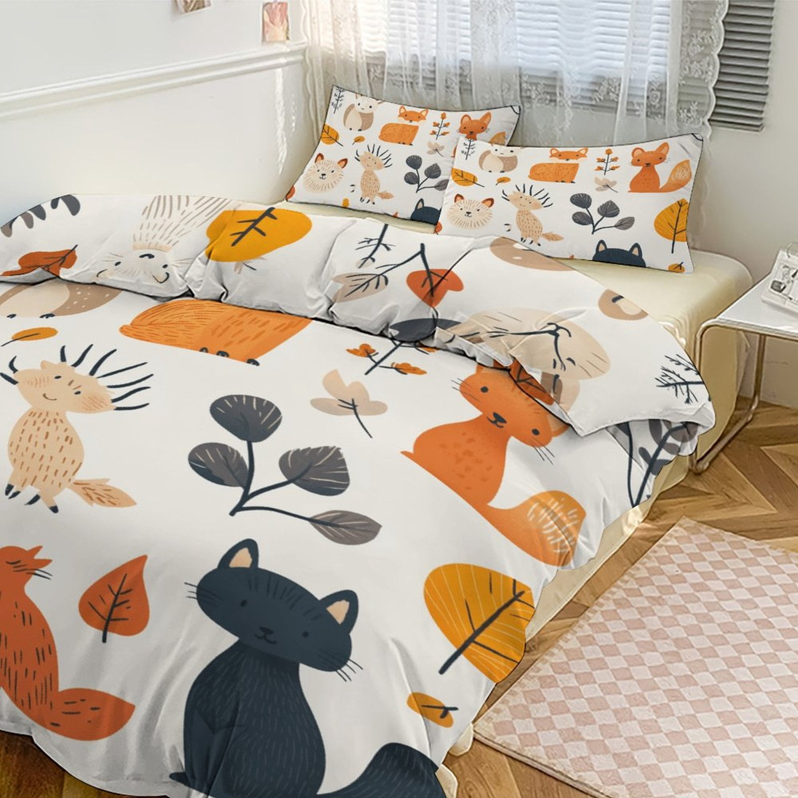 Forest Animals (43) 3D Duvet Cover Set Quilt Cover Theme of Kid Boy ...