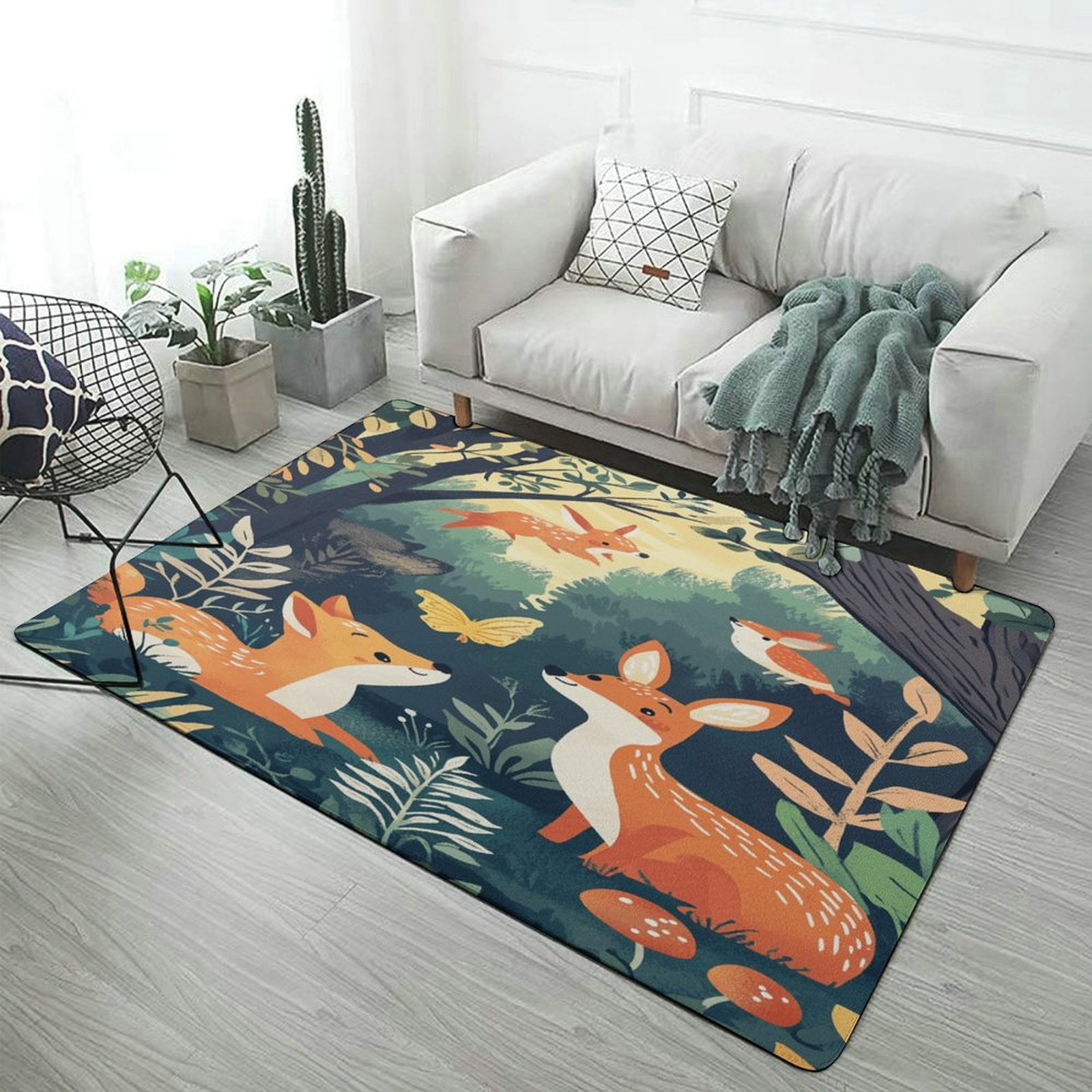 Forest Animals (9) Carpet for Home Decoration Rugs for Bedroom Kids ...